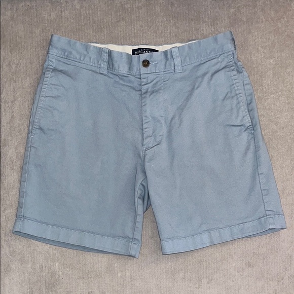 J. Crew | Shorts | J Crew Light Blue Flat Front Shorts With Classic ...